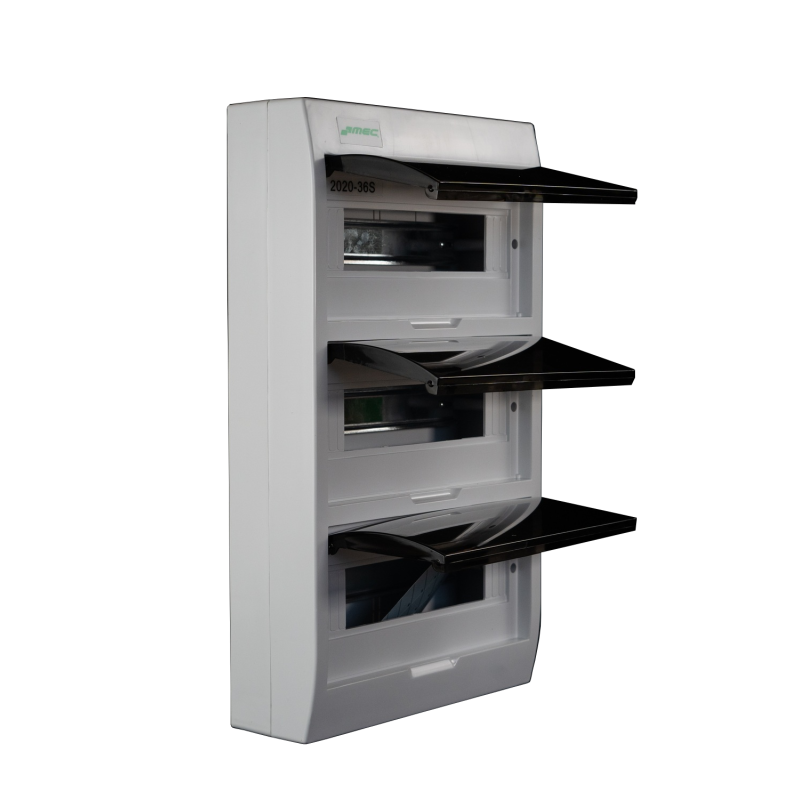 Compra o cotiza TABLERO PLASTICO CON PUERTA FUME SOBREPUESTO 36 POLOS ...